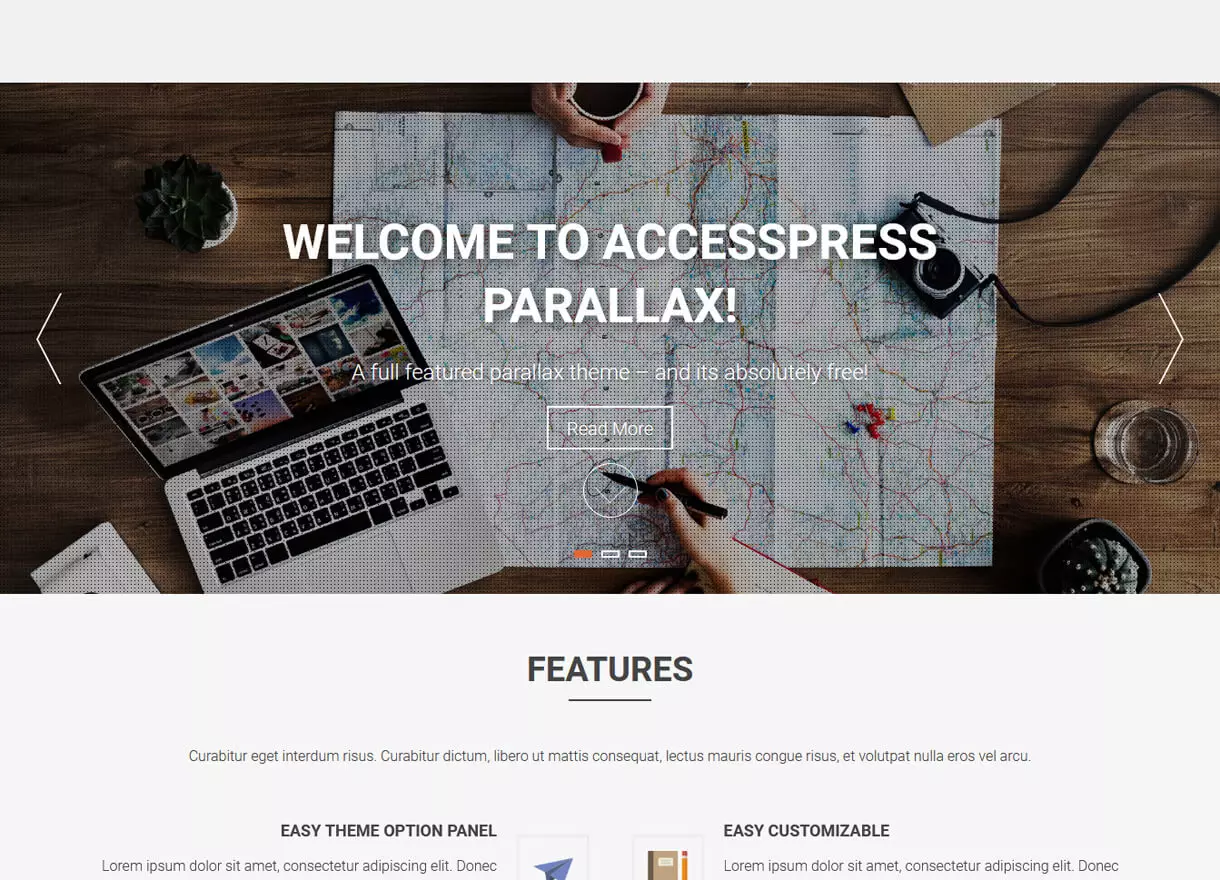 20+ Best Free One Page WordPress Themes for 2024 - 8DegreeThemes