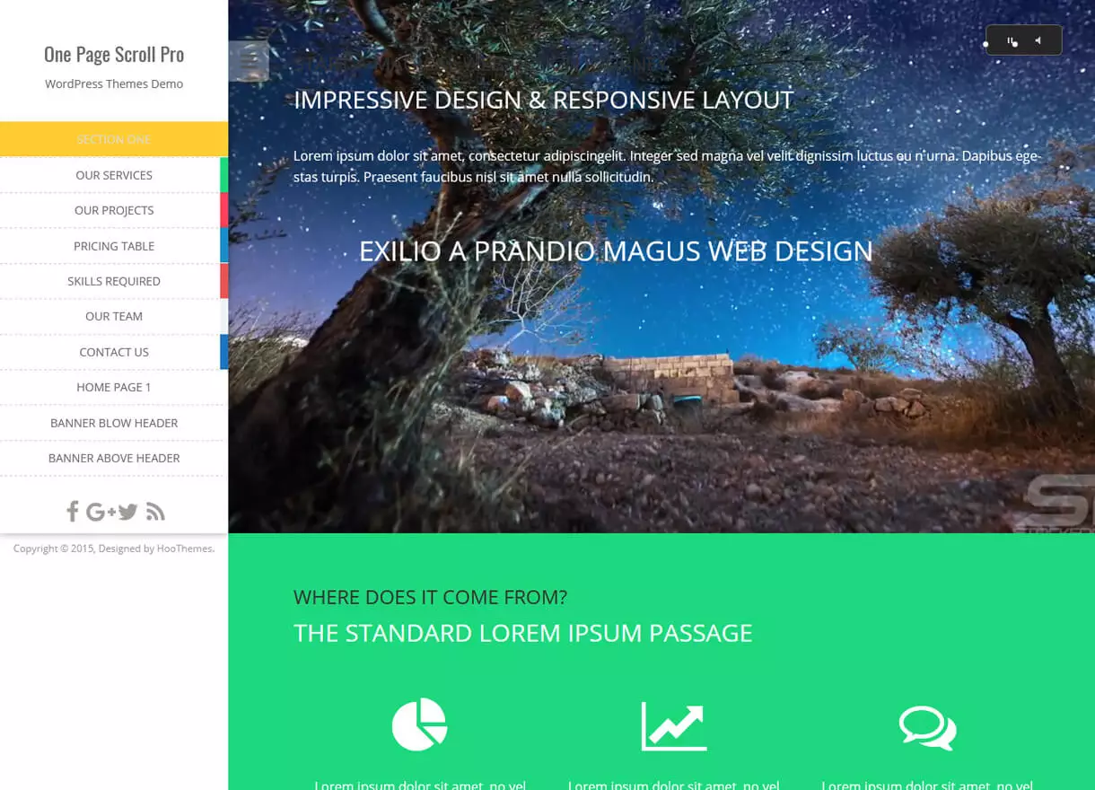 20+ Best Free One Page WordPress Themes for 2024 - 8DegreeThemes