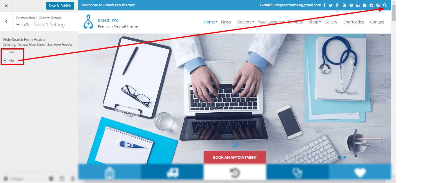 Dominate with EightMedi Pro: Premium Medical WordPress Theme - 8DegreeThemes