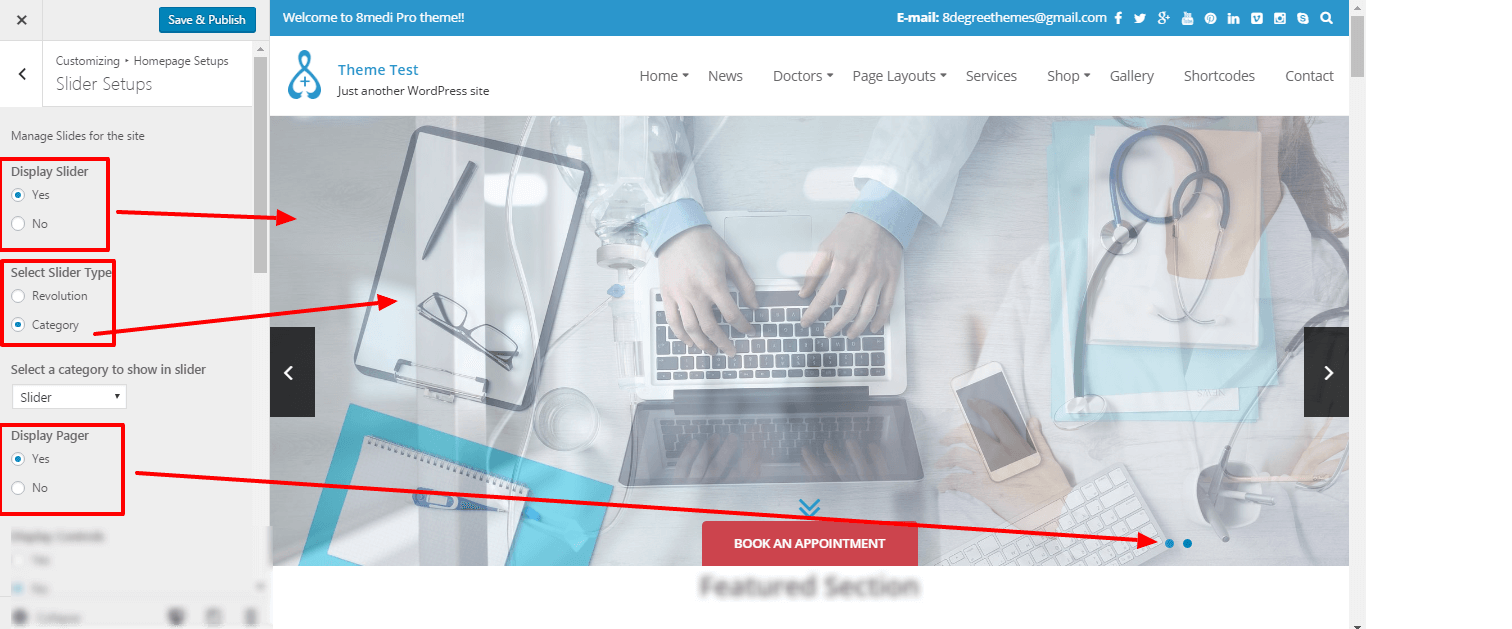 Dominate with EightMedi Pro: Premium Medical WordPress Theme - 8DegreeThemes