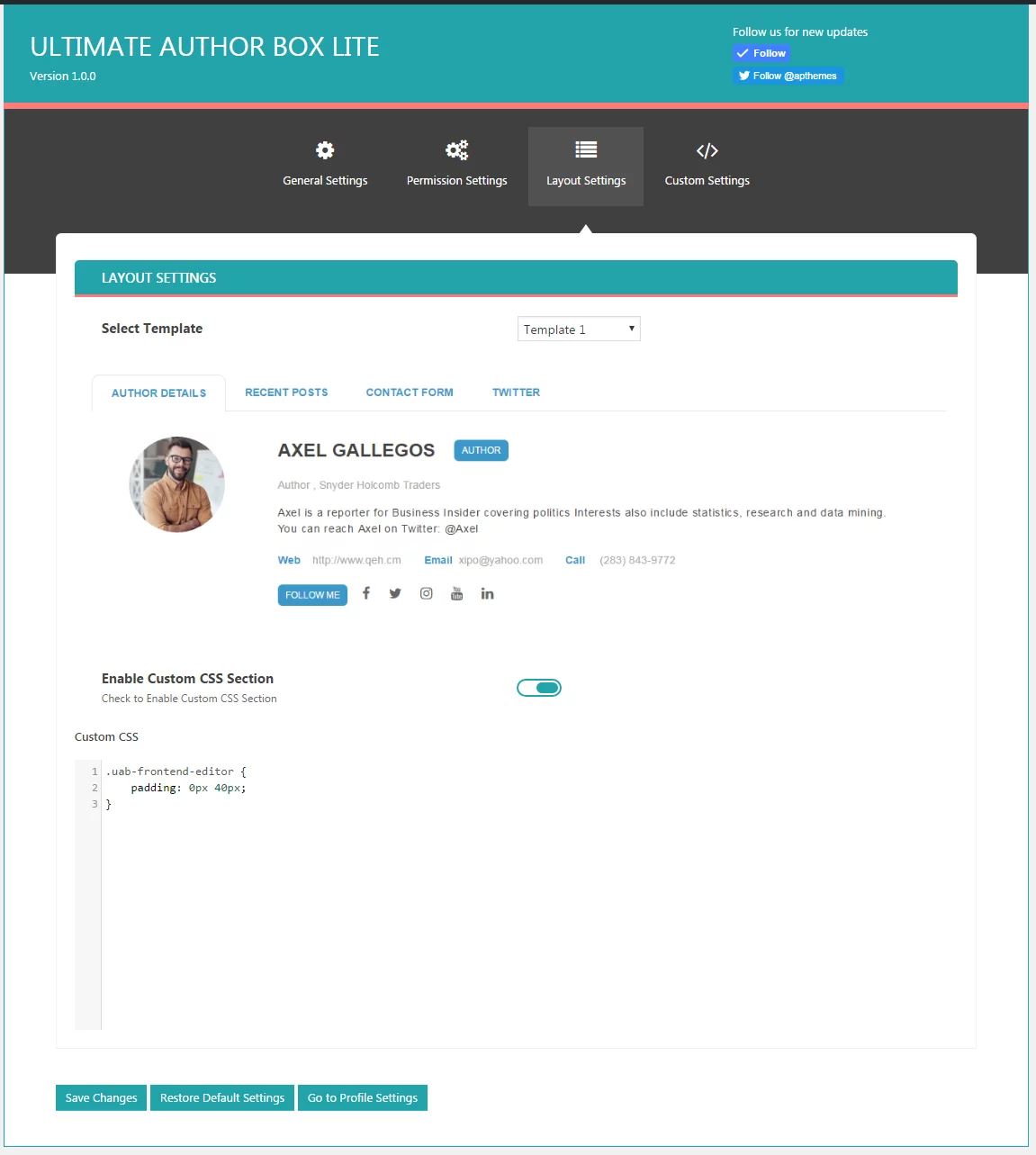 How to add an author box to WordPress blog? (with or without plugin) - 8DegreeThemes