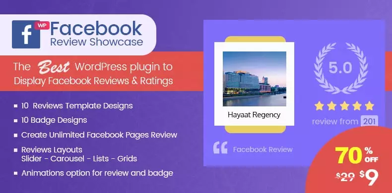 Best WordPress Facebook Review Showcase Plugins - 8DegreeThemes