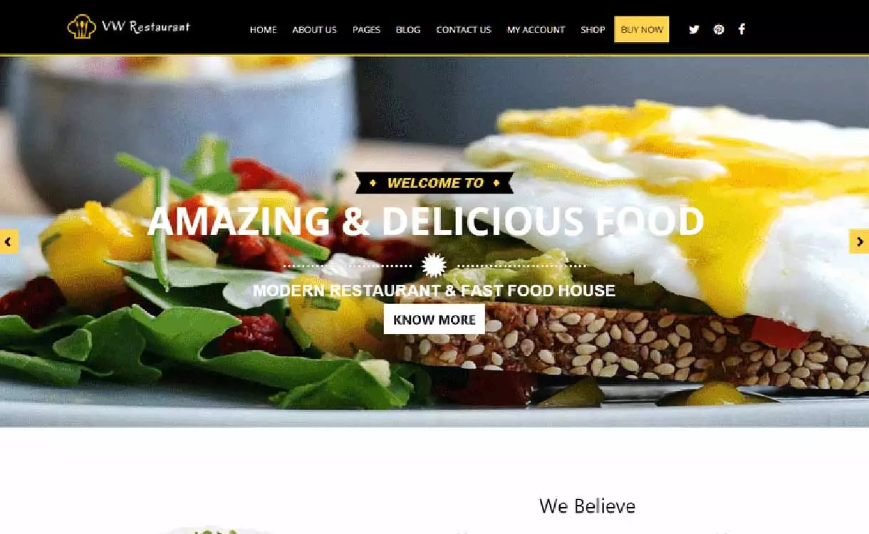 10+ Best Free Restaurant/Food WordPress Themes - 8DegreeThemes