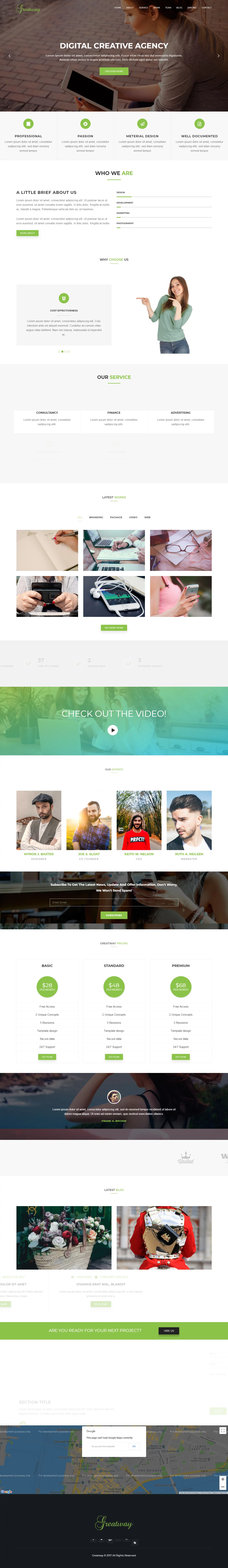 10+ Best Premium Material Design WordPress Themes - 8DegreeThemes