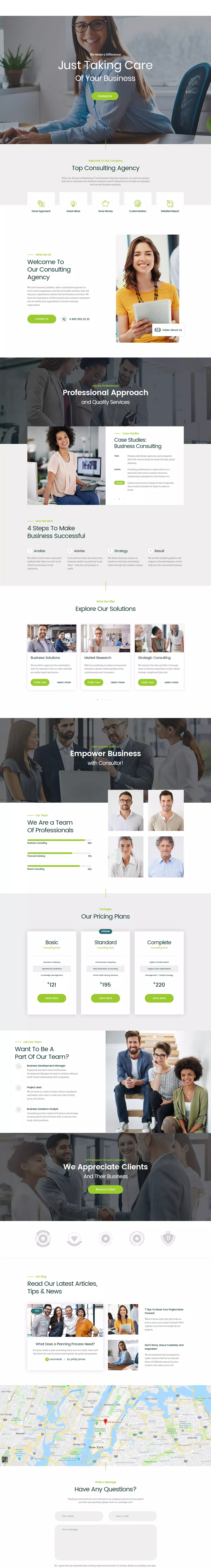10+ Best Premium Consulting WordPress Themes - 8DegreeThemes