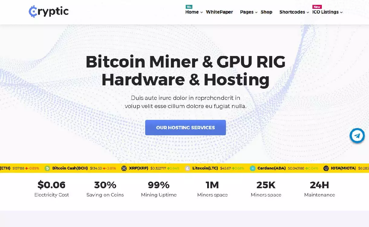 10+ Best WordPress Cryptocurrency Themes (Premium Version) - 8DegreeThemes