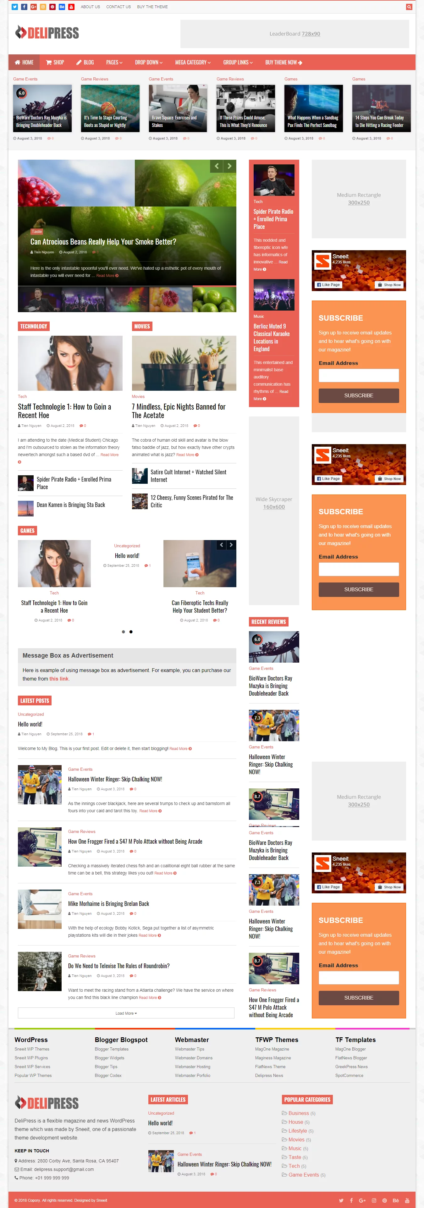 10+ Best Premium Review WordPress Themes - 8DegreeThemes