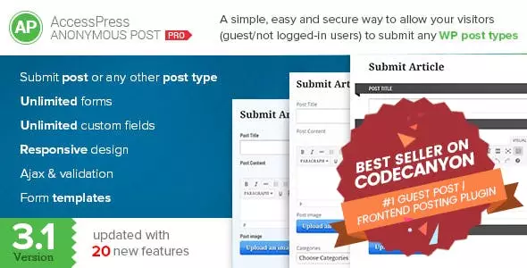 Best WordPress Frontend Posting Plugins - 8DegreeThemes