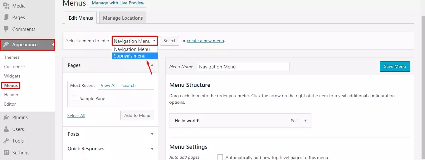 How to Add Specific Posts to the WordPress Navigation Menu - 8DegreeThemes