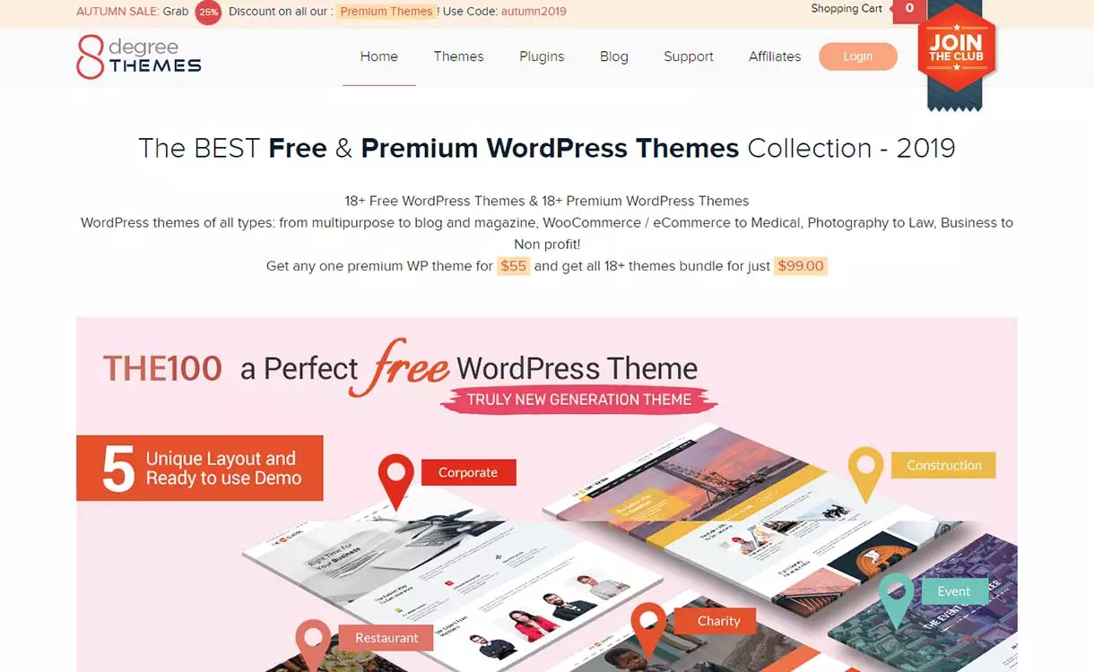Best WordPress Deals for Black Friday and Cyber Monday 2019 (Up to 75% OFF) - 8DegreeThemes