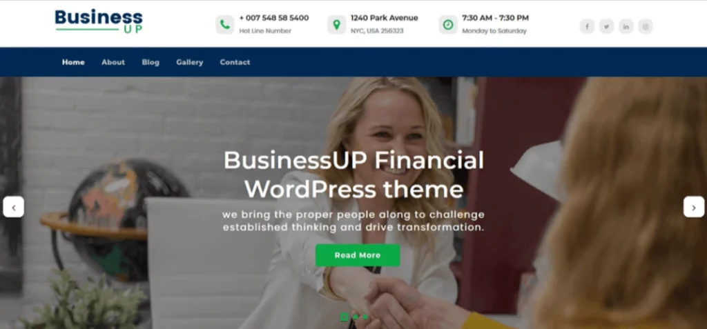 11 Best Free Accounting WordPress Themes - 8DegreeThemes