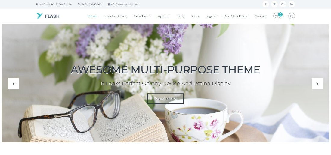 15+ Best Simple WordPress Themes for Free - 8DegreeThemes