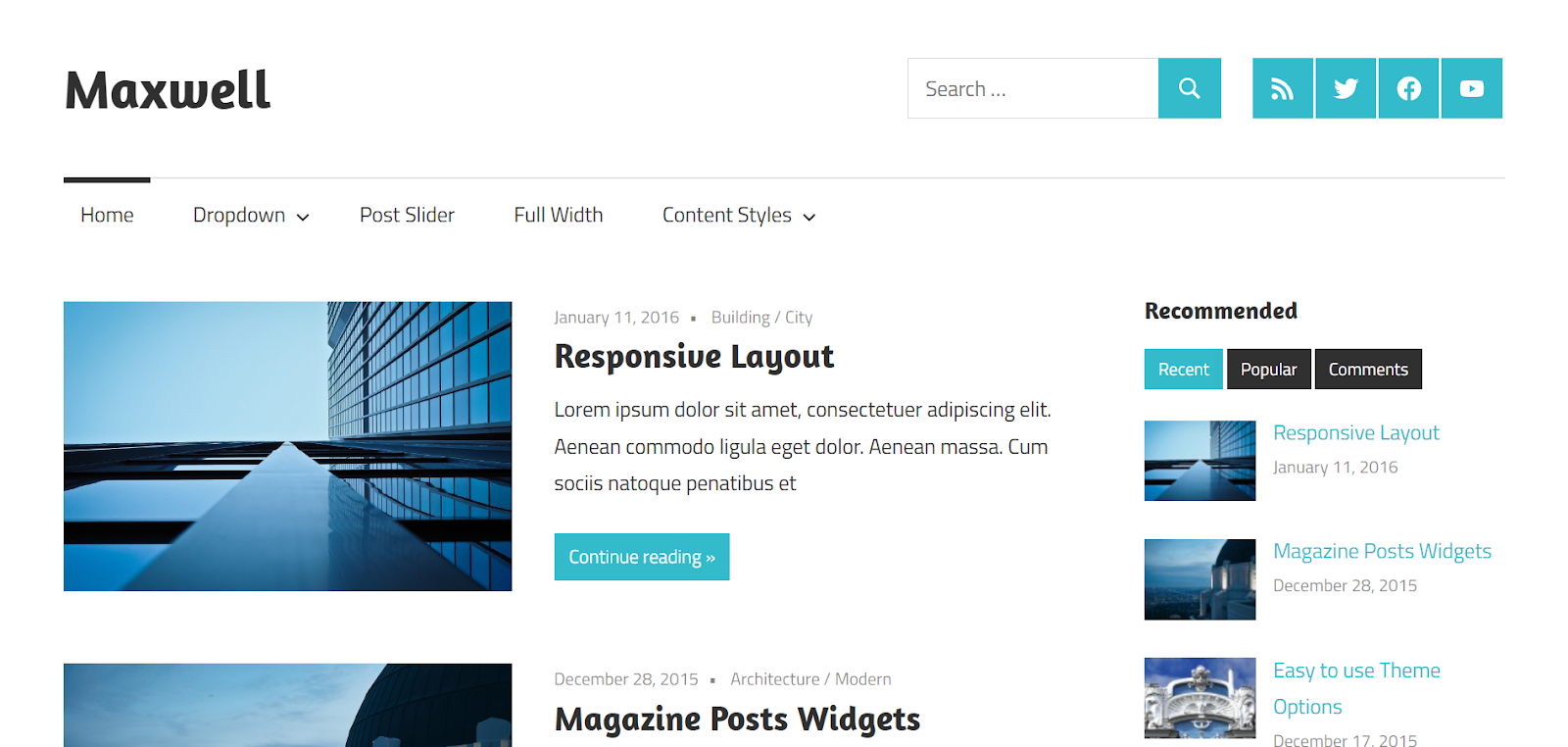 15+ Best Simple WordPress Themes for Free - 8DegreeThemes