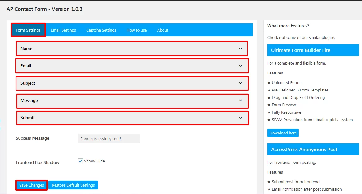How to create easiest contact form in your WordPress site - using AP ...
