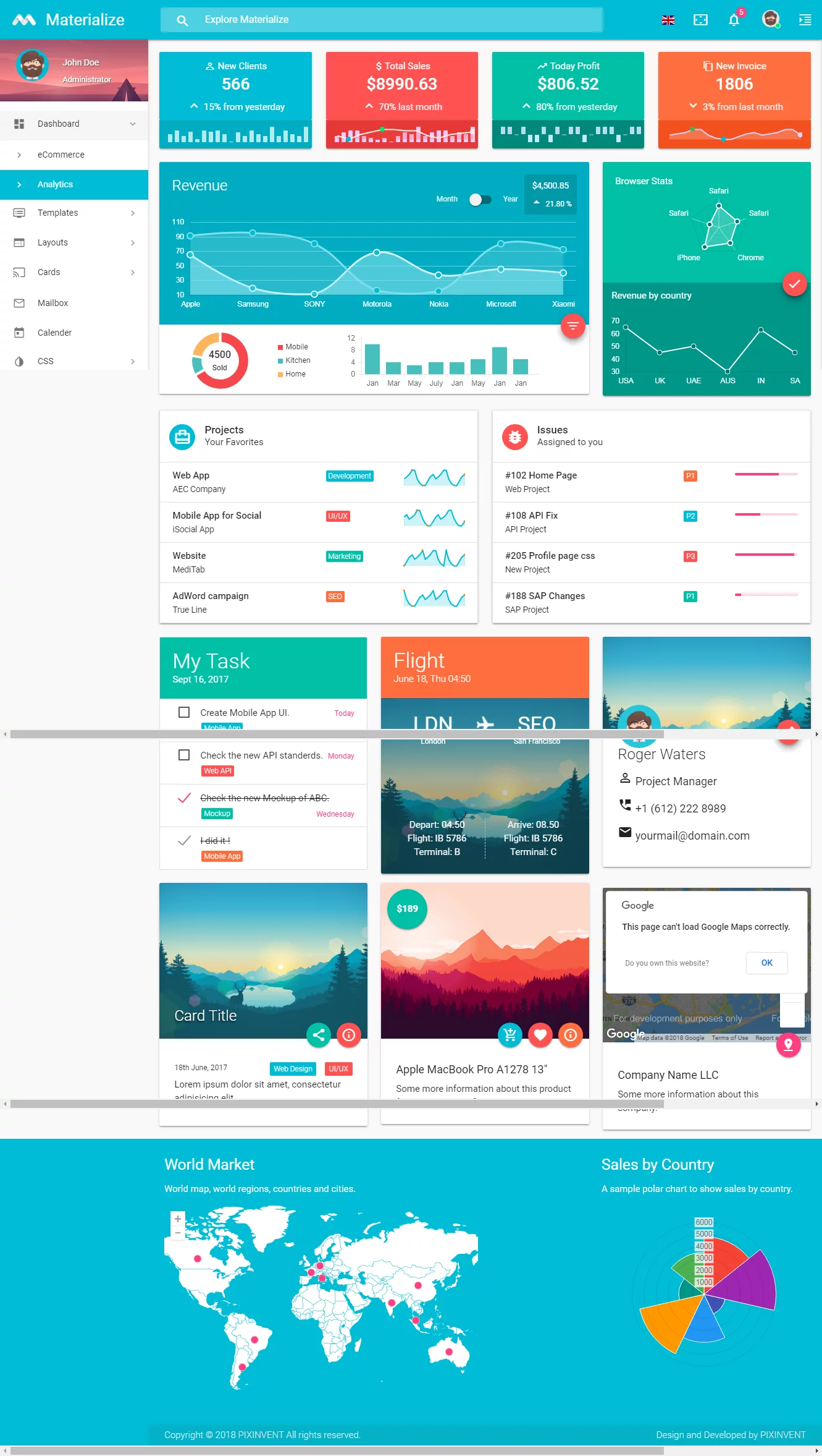 10+ Best Premium Material Design WordPress Themes - 8DegreeThemes