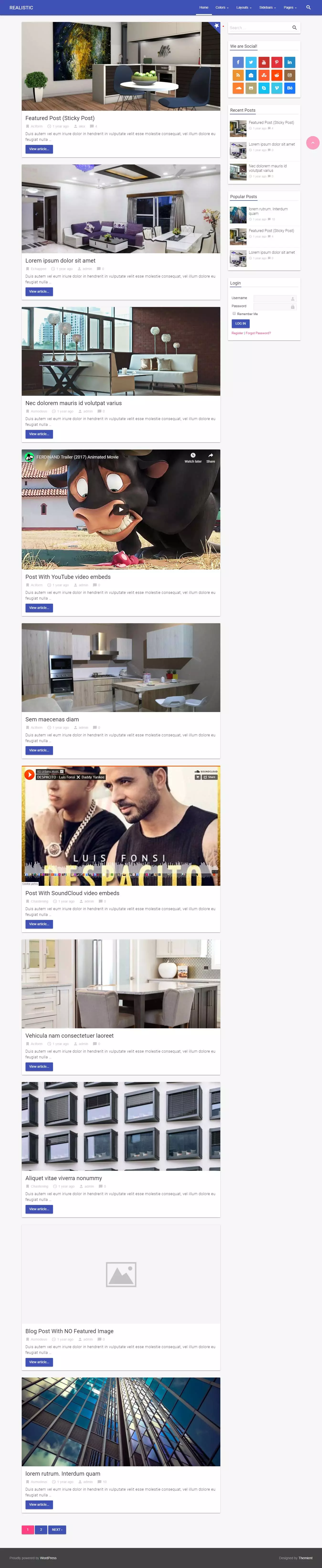10+ Best Free Material Design WordPress Themes - 8DegreeThemes