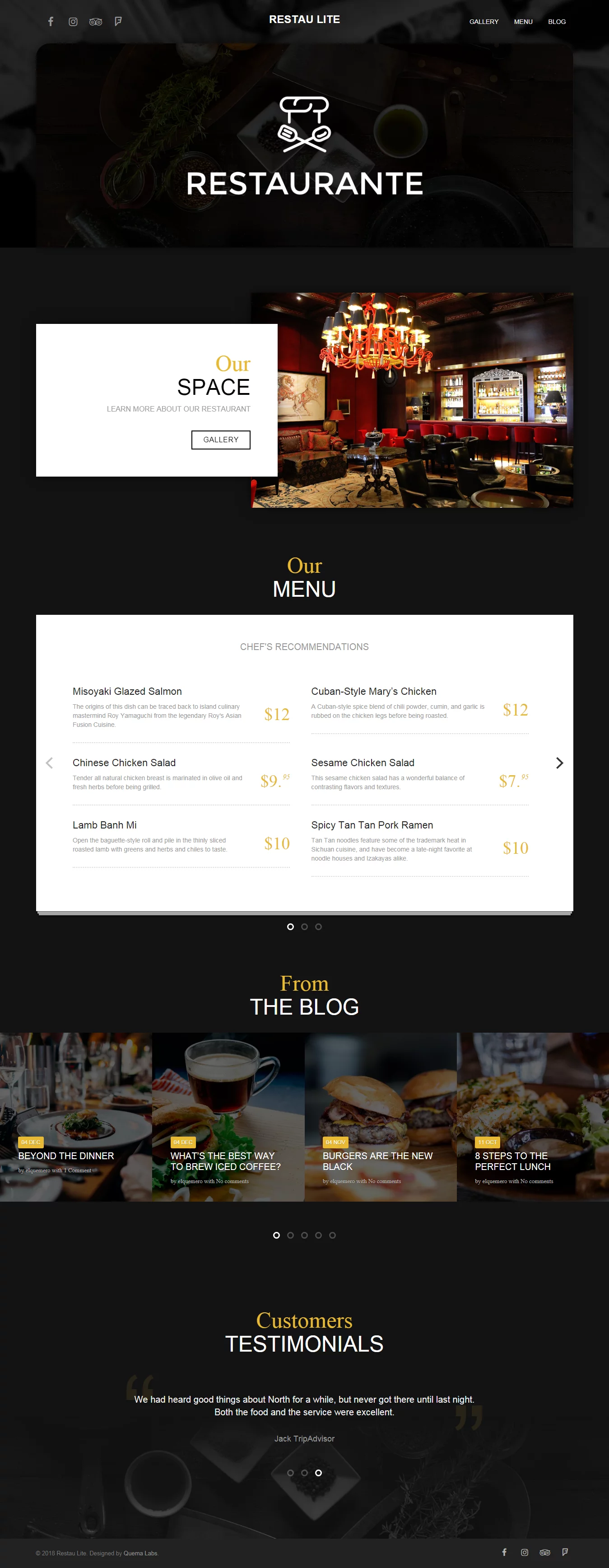 10+ Best Free Bar and Pub WordPress Themes - 8DegreeThemes