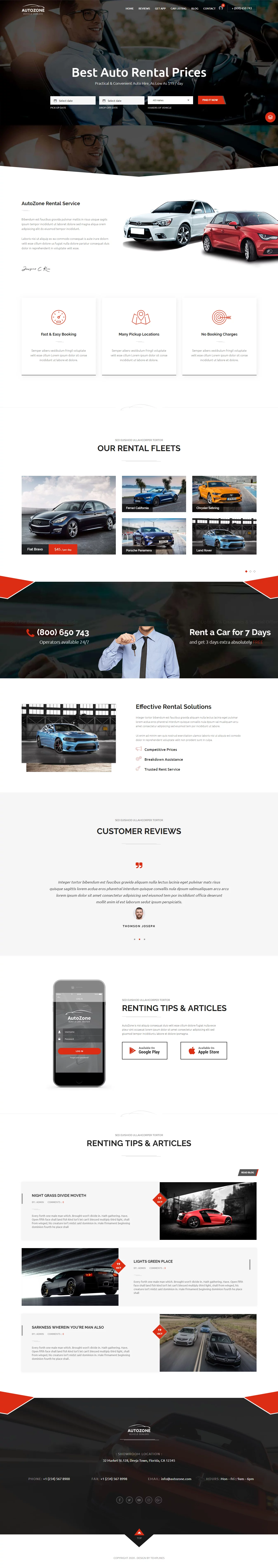 10+ Best Premium Automobile WordPress Themes - 8DegreeThemes