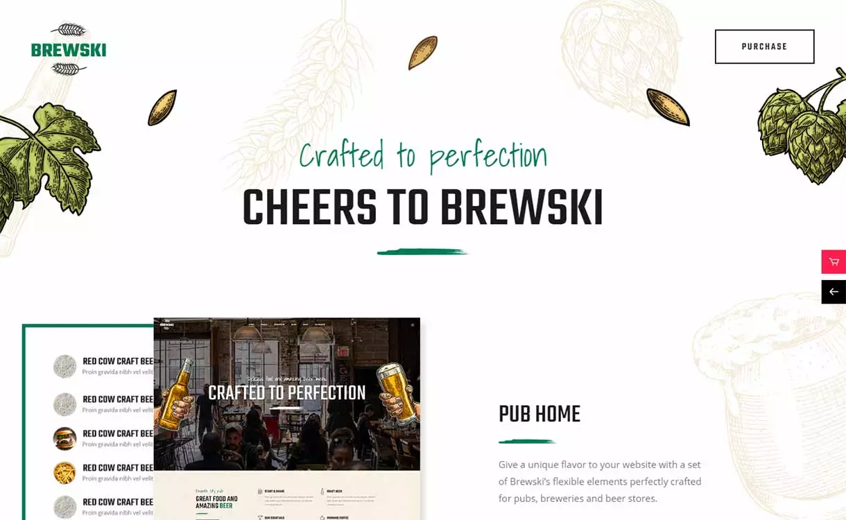 10+ Best Premium Bar and Pub WordPress Themes - 8DegreeThemes