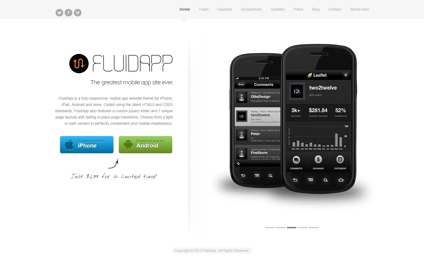 10+ Best Premium Mobile App WordPress Themes - 8DegreeThemes