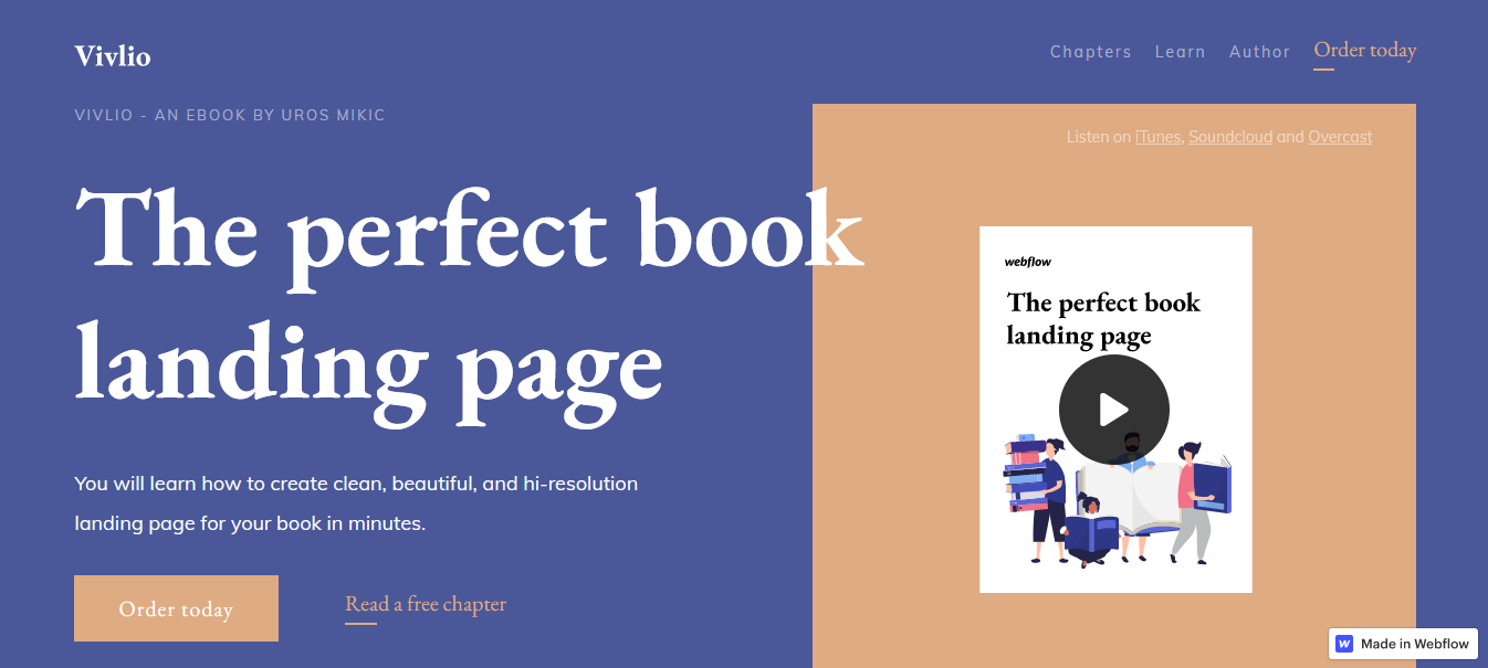 10 Best Webflow Landing Page Templates of 2023 - 8DegreeThemes