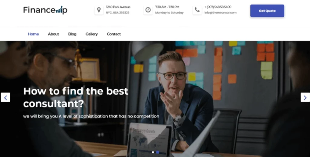 11 Best Free Accounting WordPress Themes - 8DegreeThemes